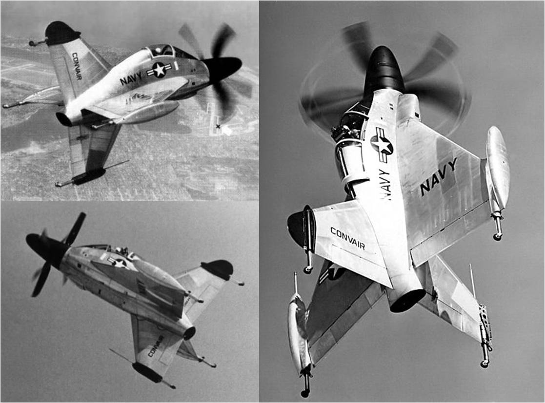 Convair XFY 1 Pogo White Eagle Aerospace